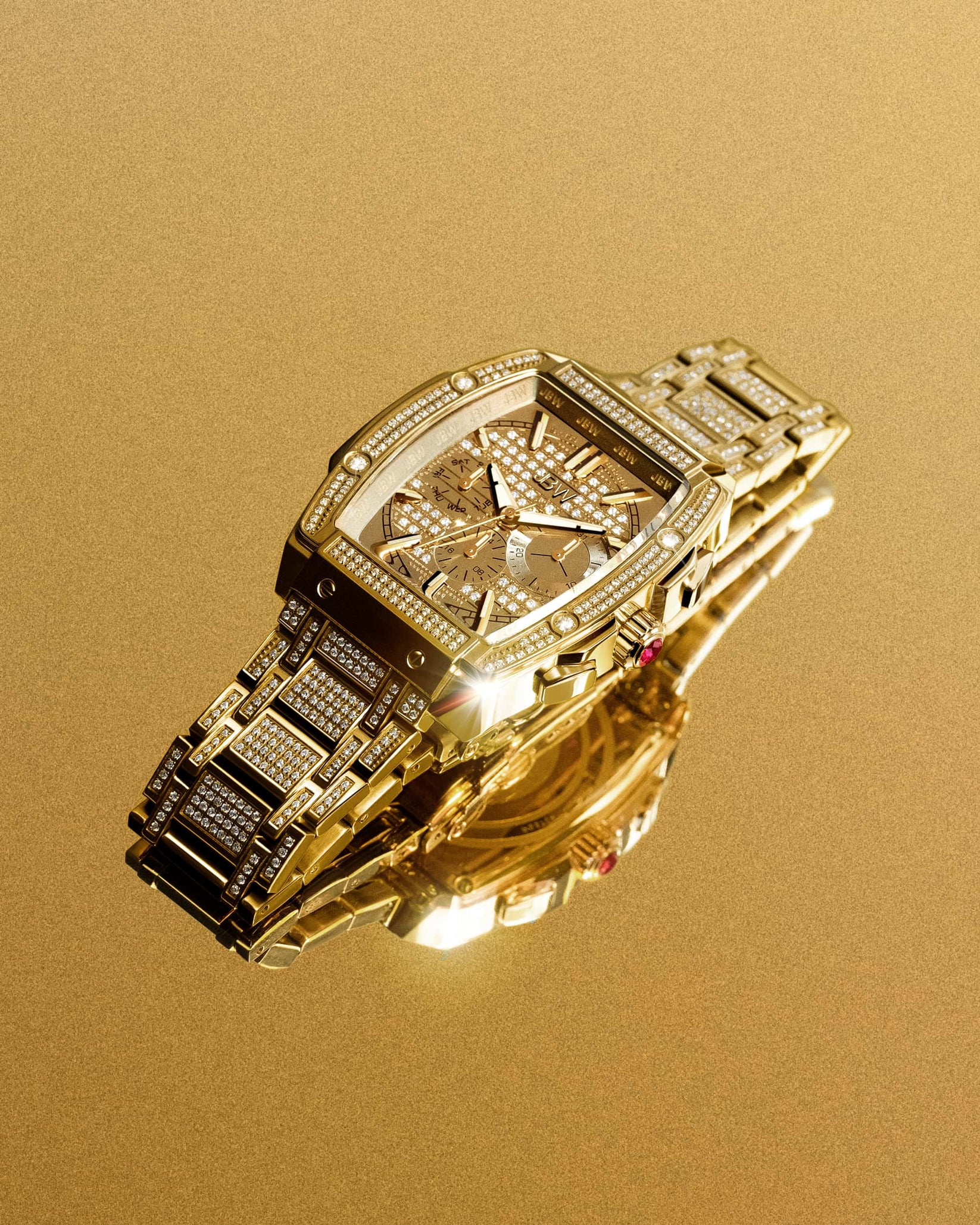 JBW Echelon Platinum Series PS570A | Men's Gold Diamond Watch – JBW Watches