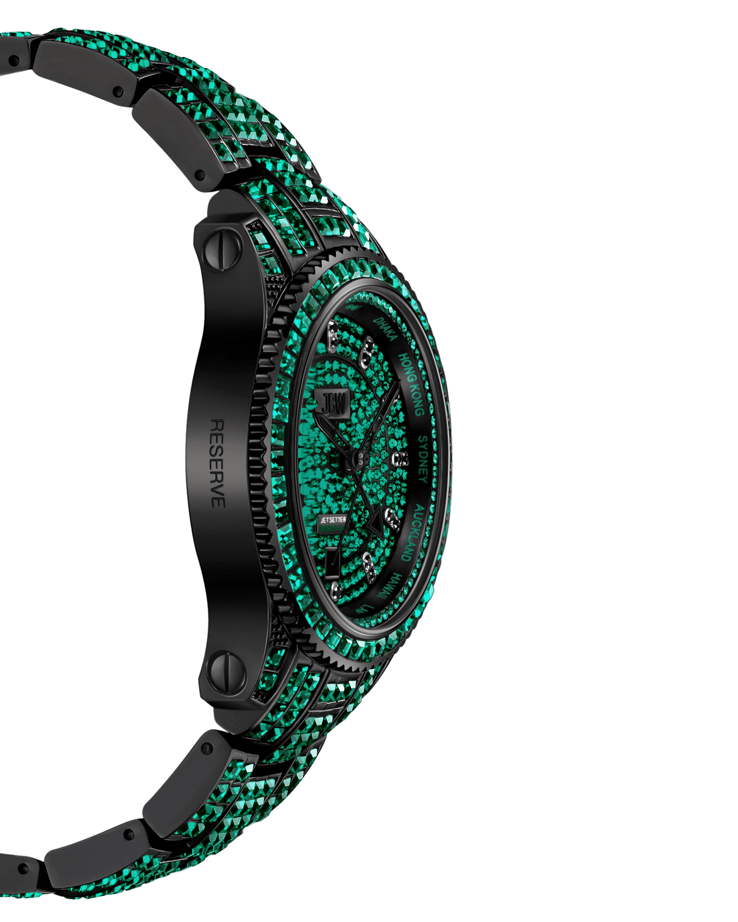 RESERVE Jet Setter GMT Emerald | R6393C – JBW Watches