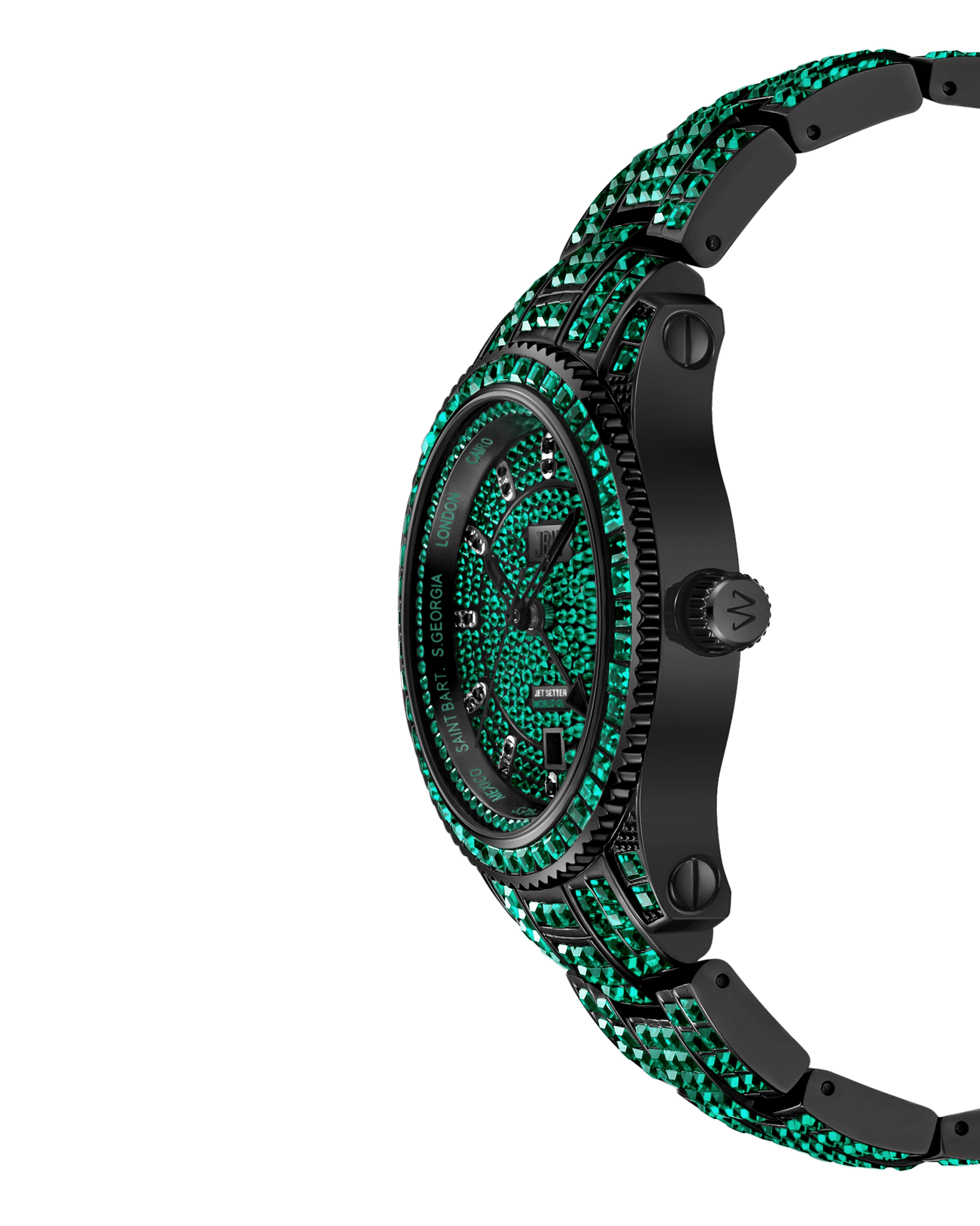 RESERVE Jet Setter GMT Emerald | R6393C – JBW Watches