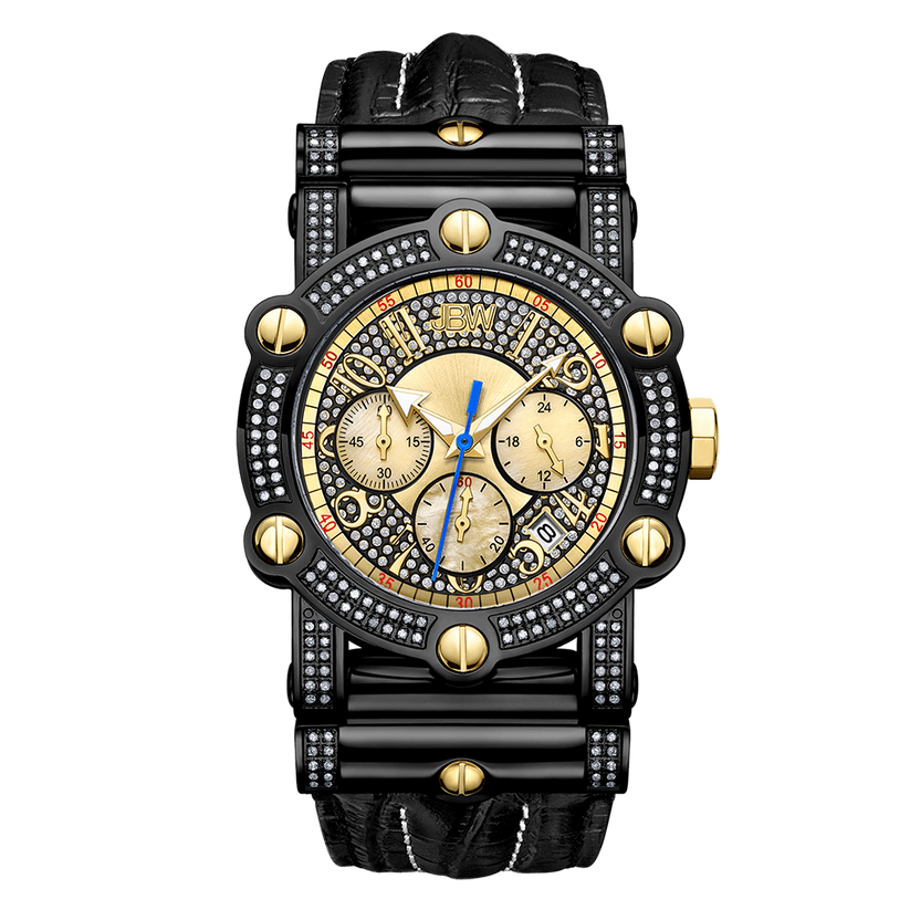 JBW Phantom 10 YR JB-6215-10B | Men's Black Diamond Watch – JBW Watches